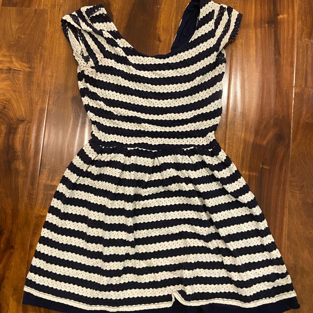 Eight-Sixty Brand: Navy Blue And White Dress, Never W… - Gem